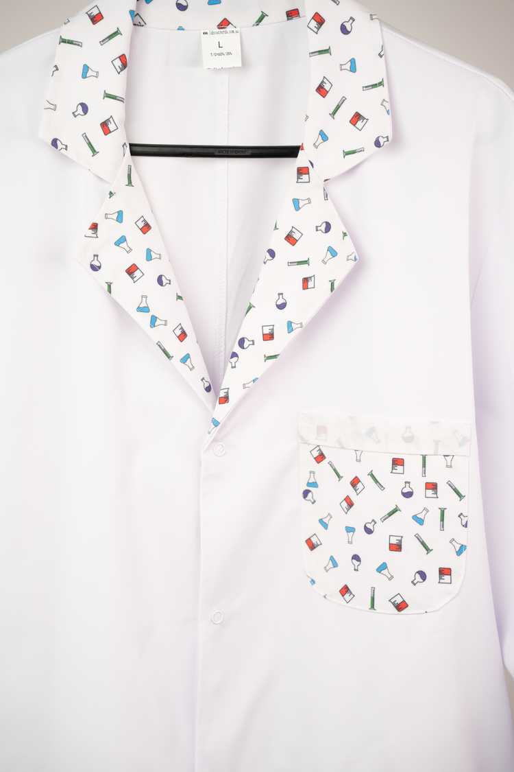 Designer Lab Coats | Lab Coat Nerds| Science Style White Lab Coats