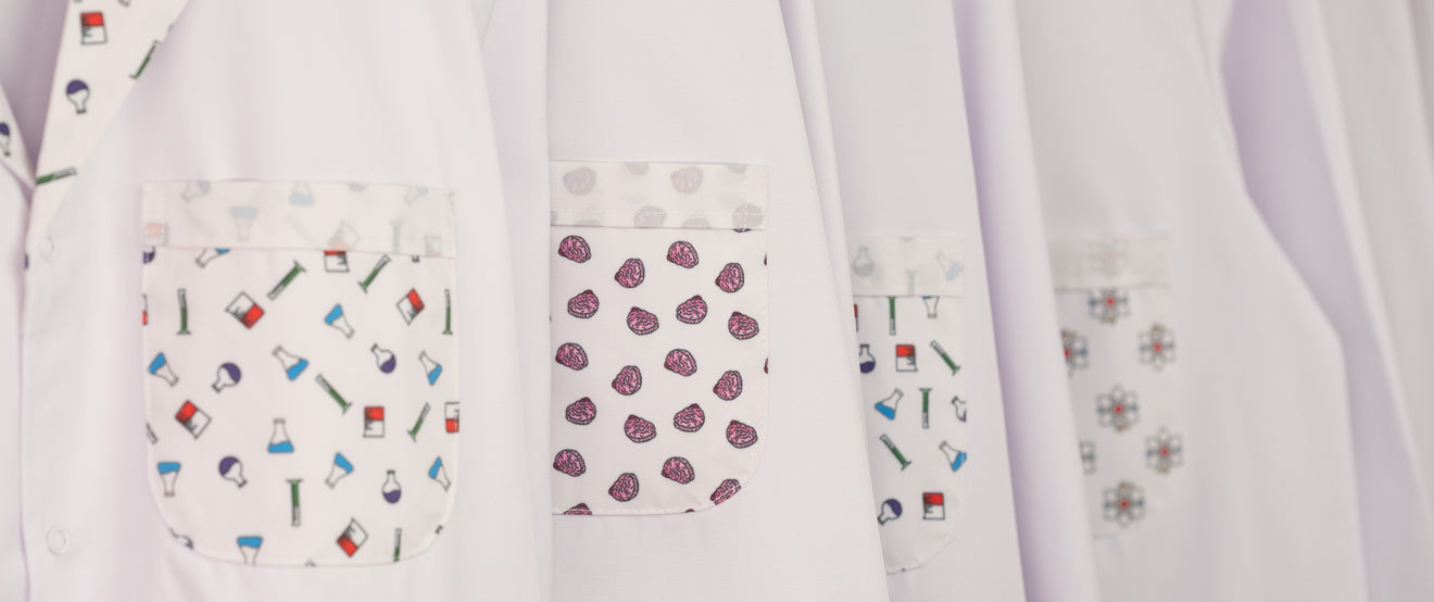 Designer Lab Coats | Lab Coat Nerds| Science Style White Lab Coats